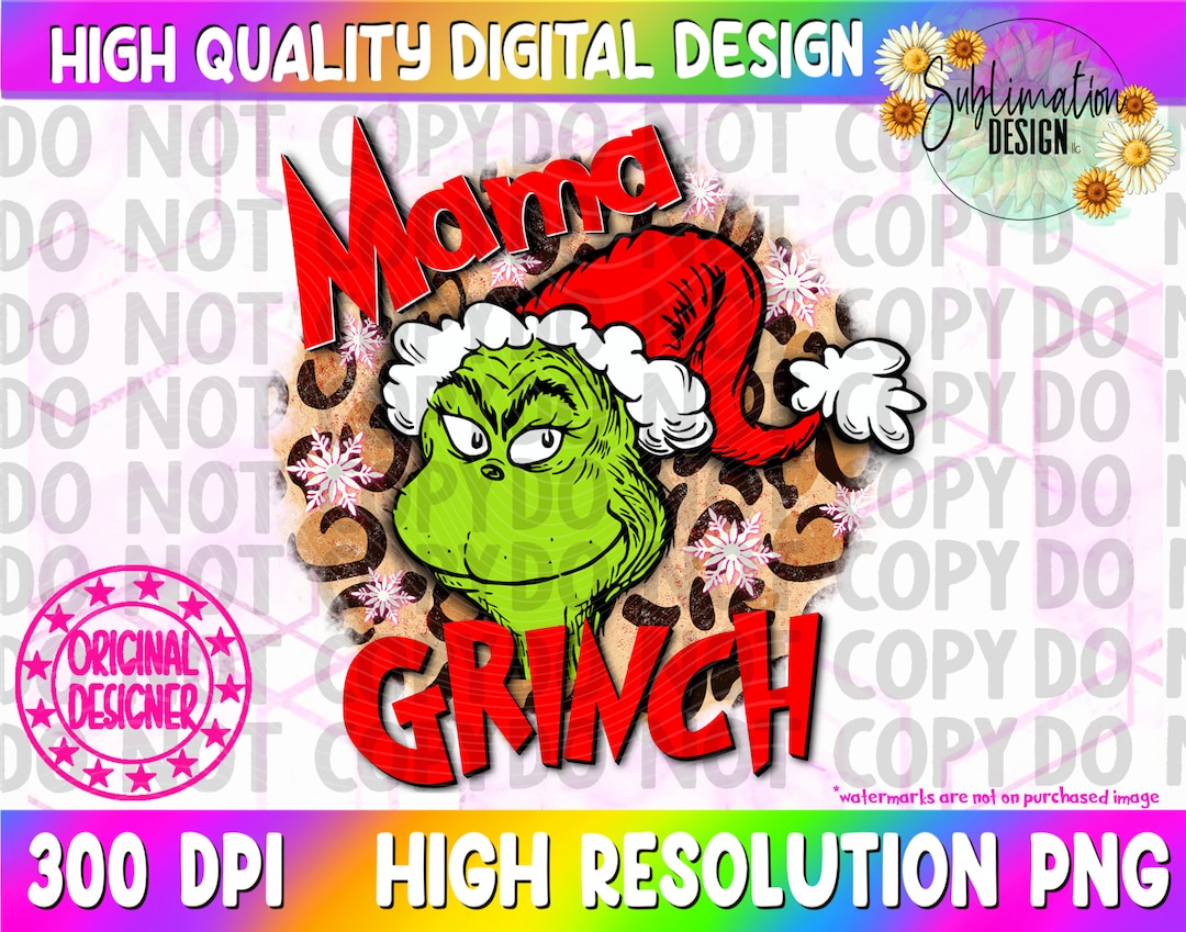 Mama Grinch Png the Grinch Png Grinch Png Christmas Sublimation Png ...