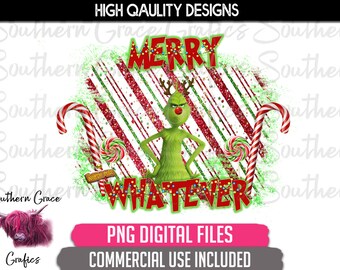 Merry Whatever Png - Etsy