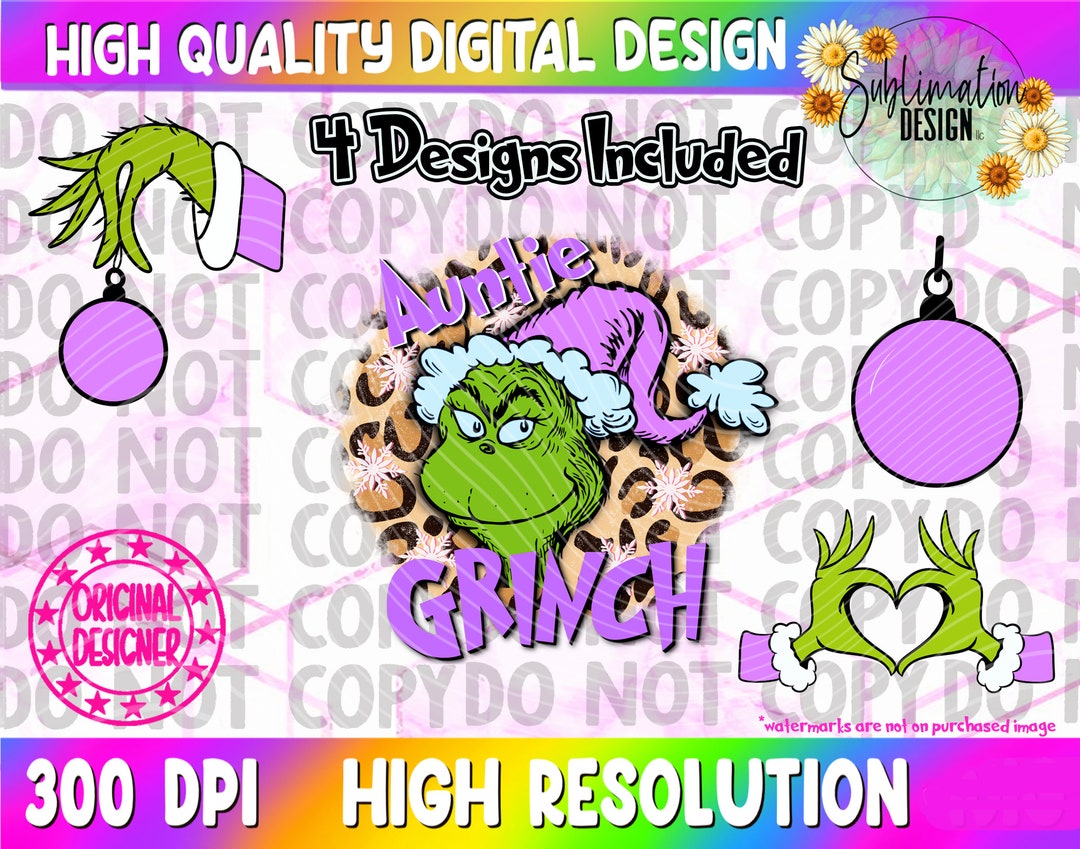 Auntie Grinch Mama Grinch Png the Grinch Png Grinch Png Christmas ...