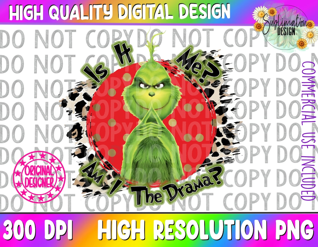 The Grinch Png Grinch Png Grinch Sublimation Sublimation Png ...