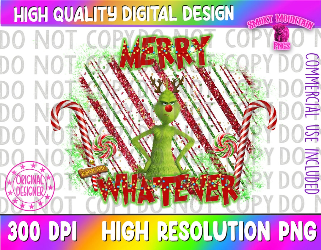 The Grinch Png Grinch Png Grinch Sublimation Sublimation Png ...