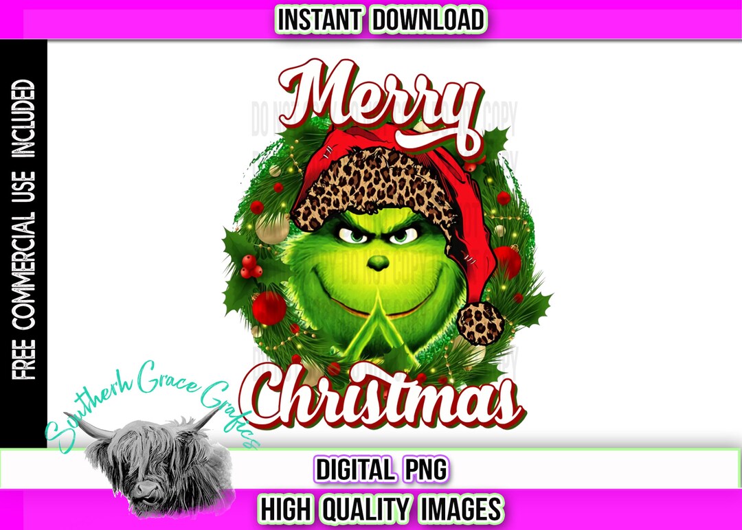 The Grinch Png Christmas Png Grinch Png Christmas Sublimation png ...