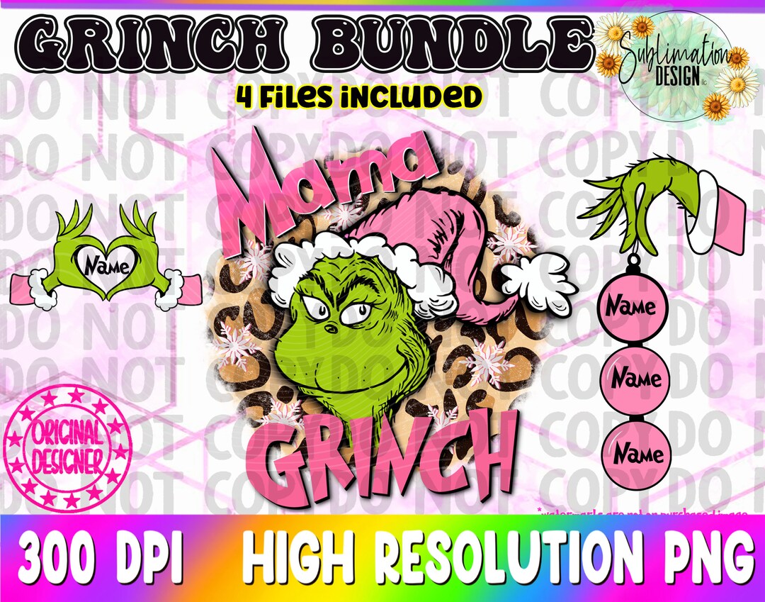 Mama Grinch Png| Mama Grinch| Grinch Bundle| the Grinch Png| Grinch Png ...