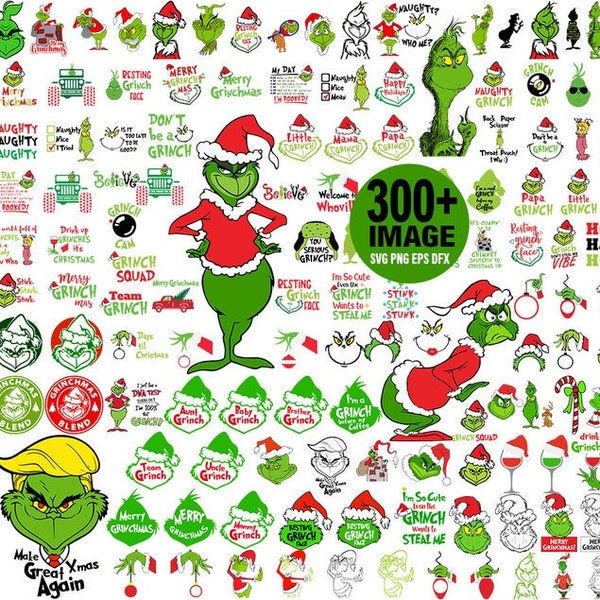 Grinch Christmas Svg - Etsy