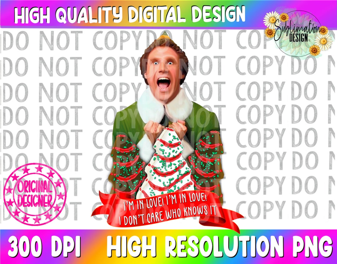 Buddy the Elf Png Christmas Png Christmas Sublimation Buddy Hobbs Png ...