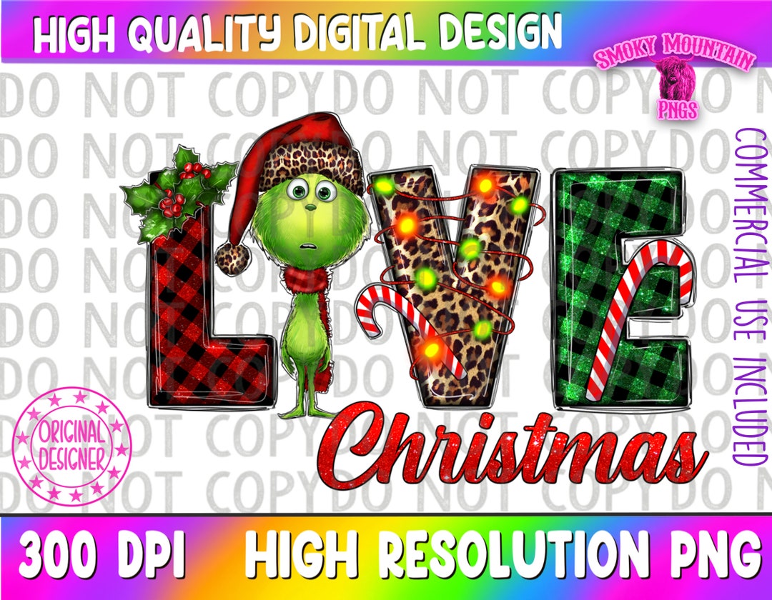 The Grinch Png| Christmas Png | Elf Png| Christmas Sublimation |png ...