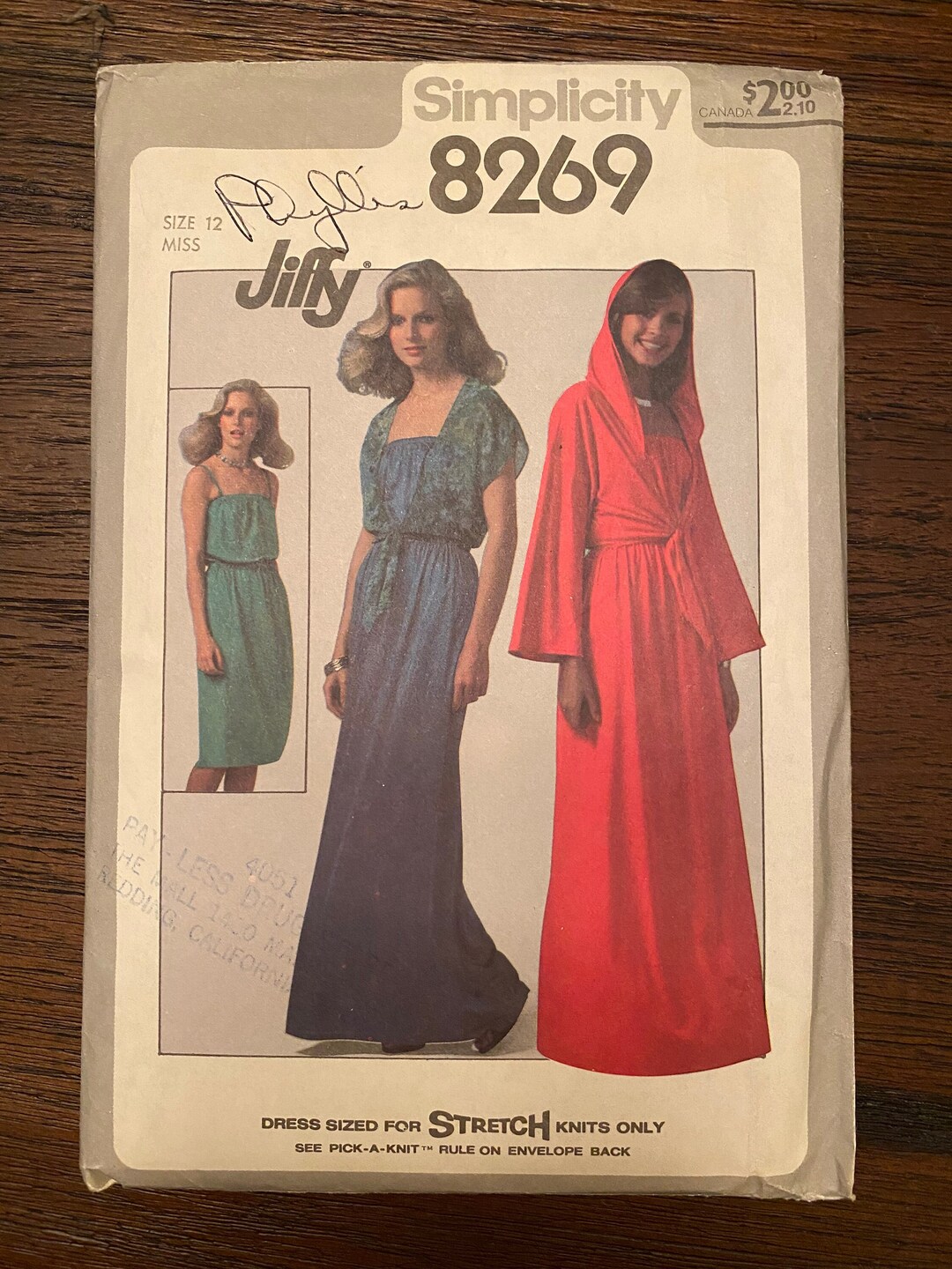 Simplicity 8269 Dress and Jackets for Knits - Etsy
