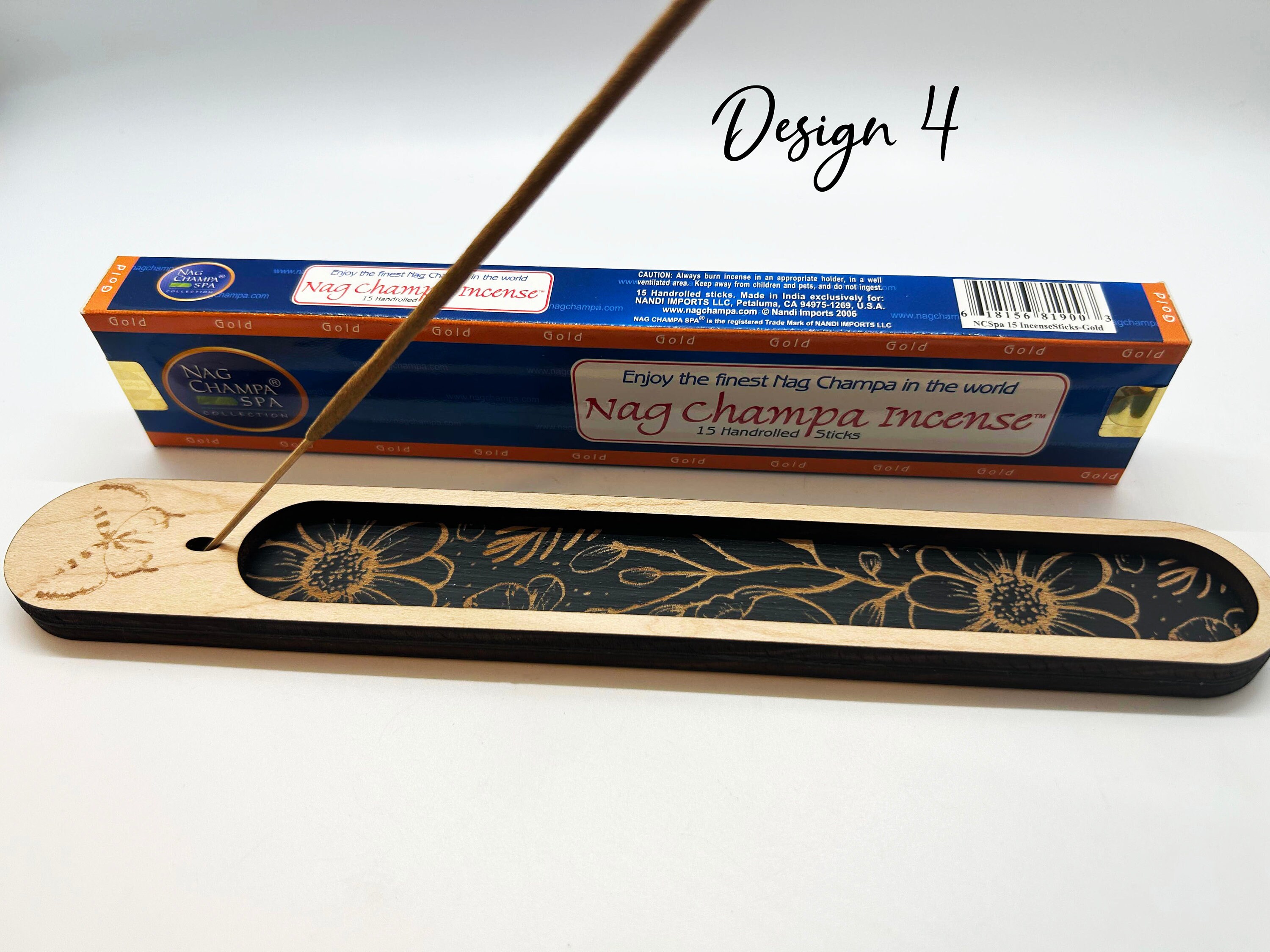 Handmade Wooden Incense Burner,laser Engraved Designs,special Day Gift ...