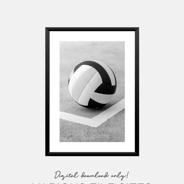 Volleyball Wall Art - Etsy