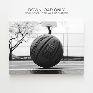 Basketball Print Out Poster for Boys Room Decor Landscape Wall Art ...