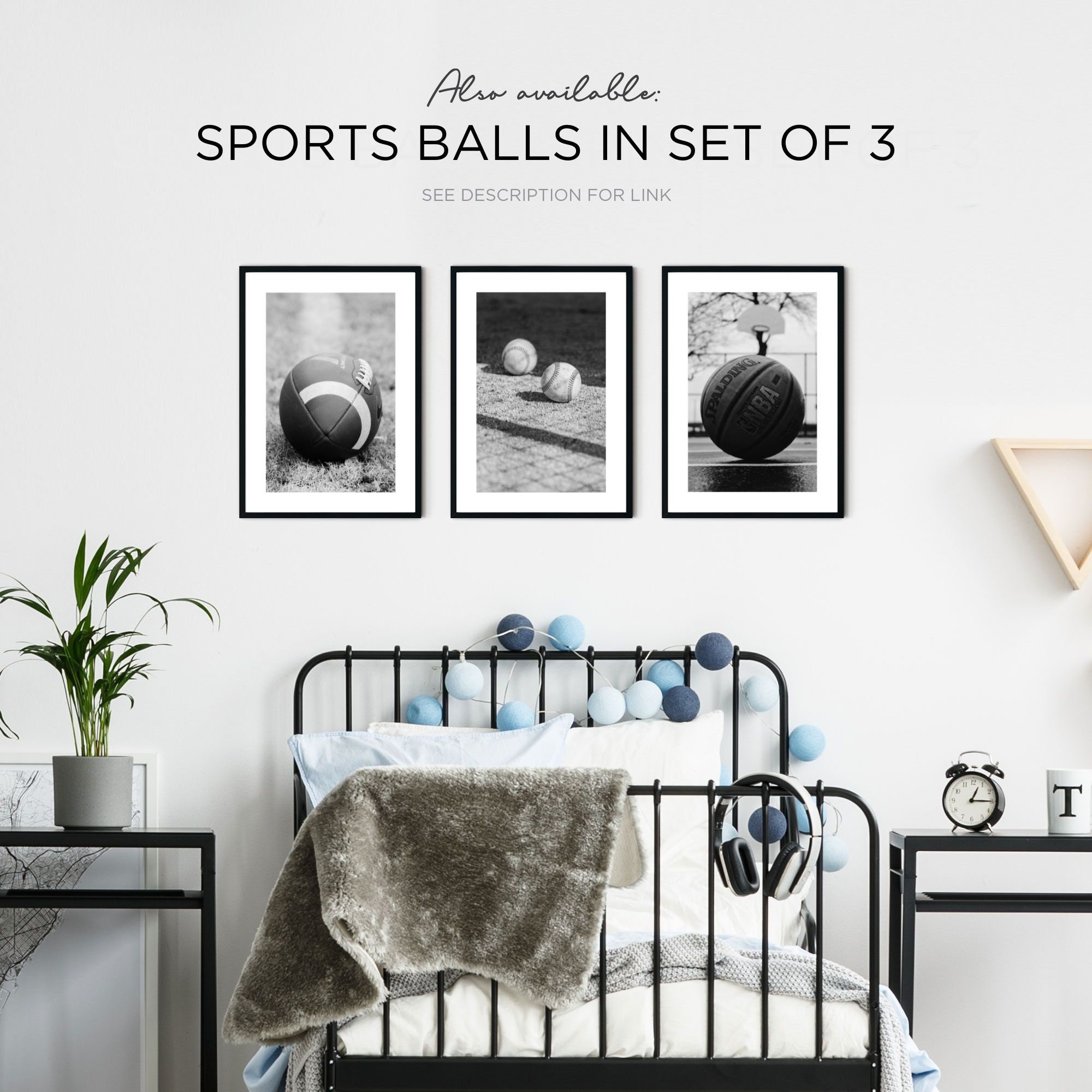 Sport Prints for Boys Wall Art Set of 6 Printables of Sport - Etsy