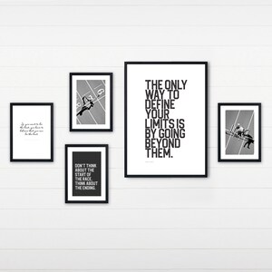 Track Running + Hurdles Set of 5 Printable Posters With Famous ...