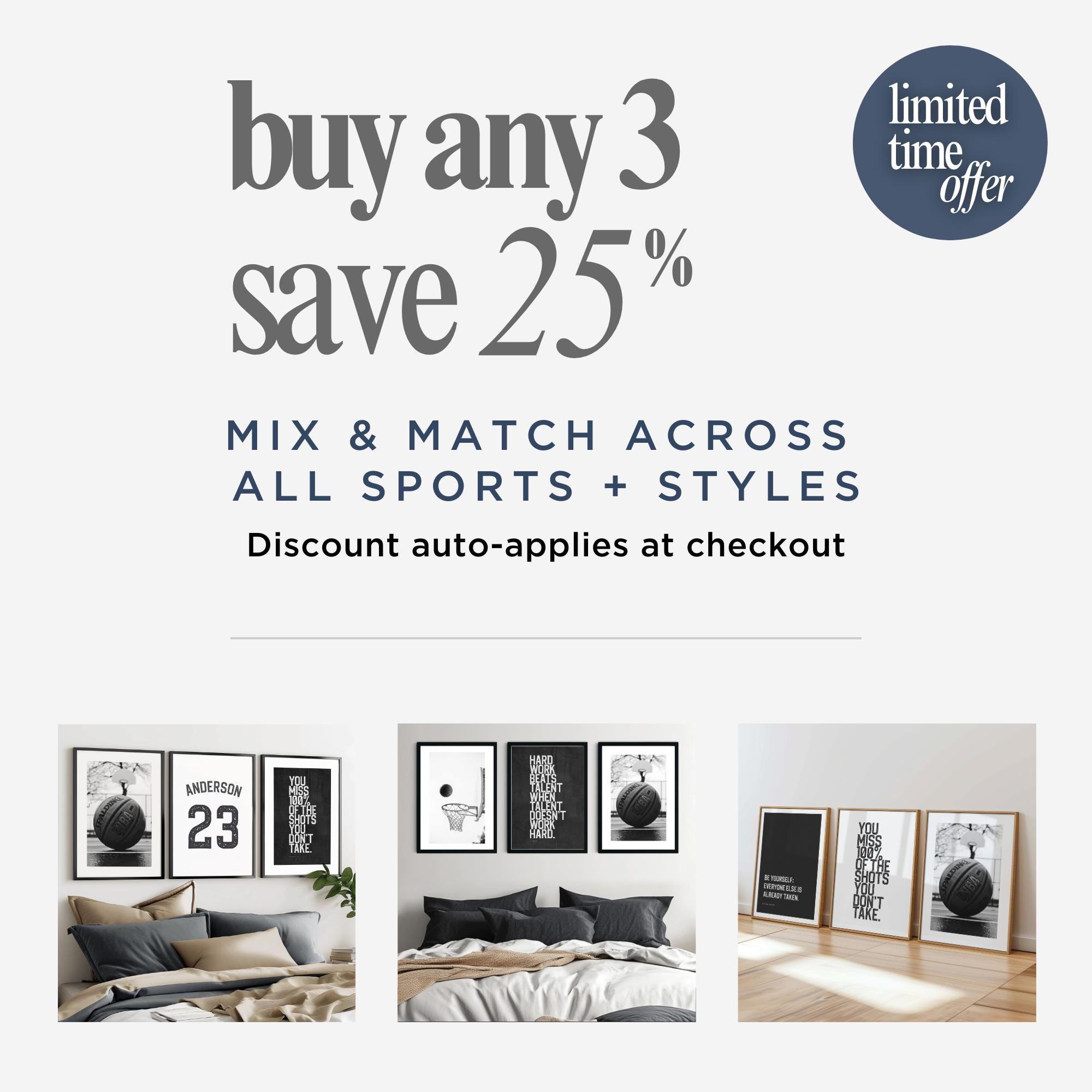 Famous Inspirational Sports Quote Printable Poster in Black & White for ...