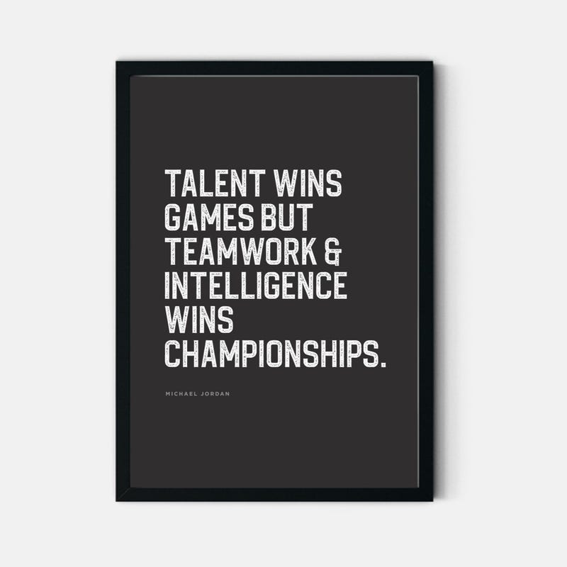 Teamwork Wall Posters - Etsy