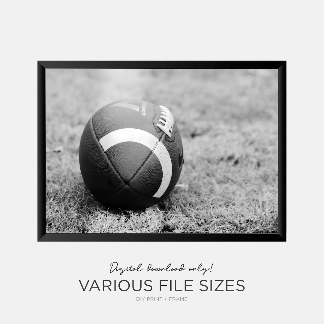 NFL Football Print Out Poster for Boys Room Decor Landscape Wall Art ...