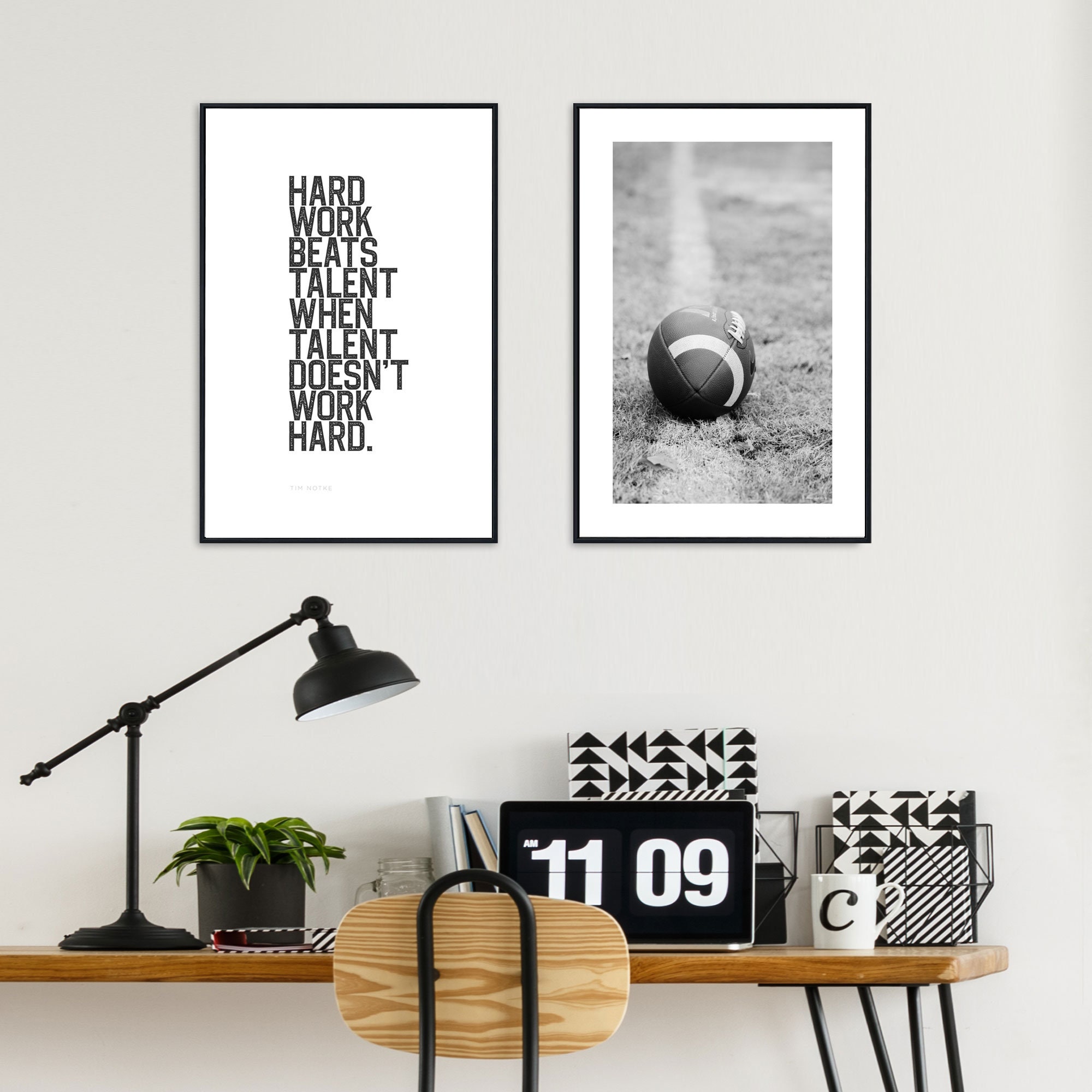 Football Print Set Football Printable Art Football Posters - Etsy
