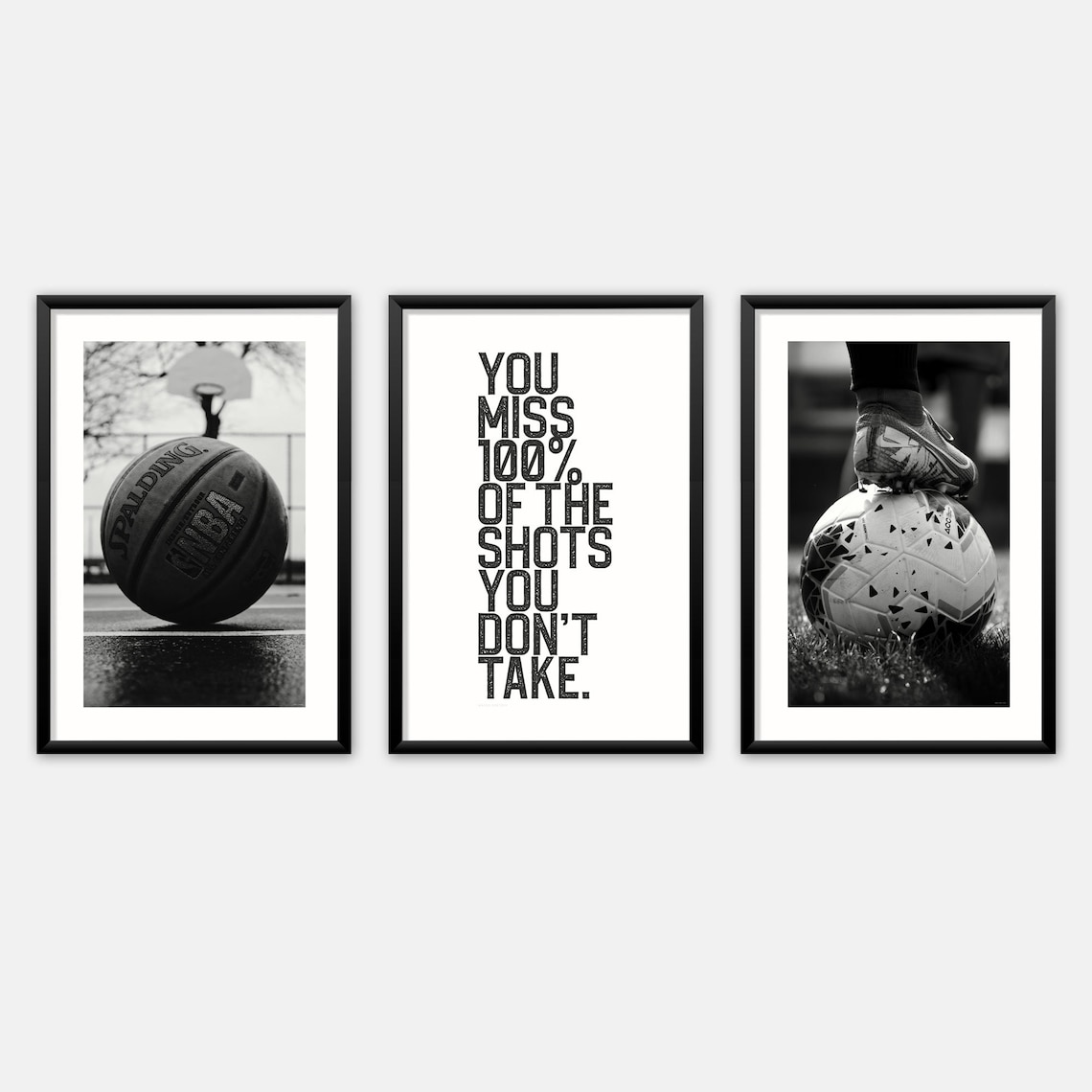 Sports Print Set of 3 for Boys Soccer Basketball Printable - Etsy