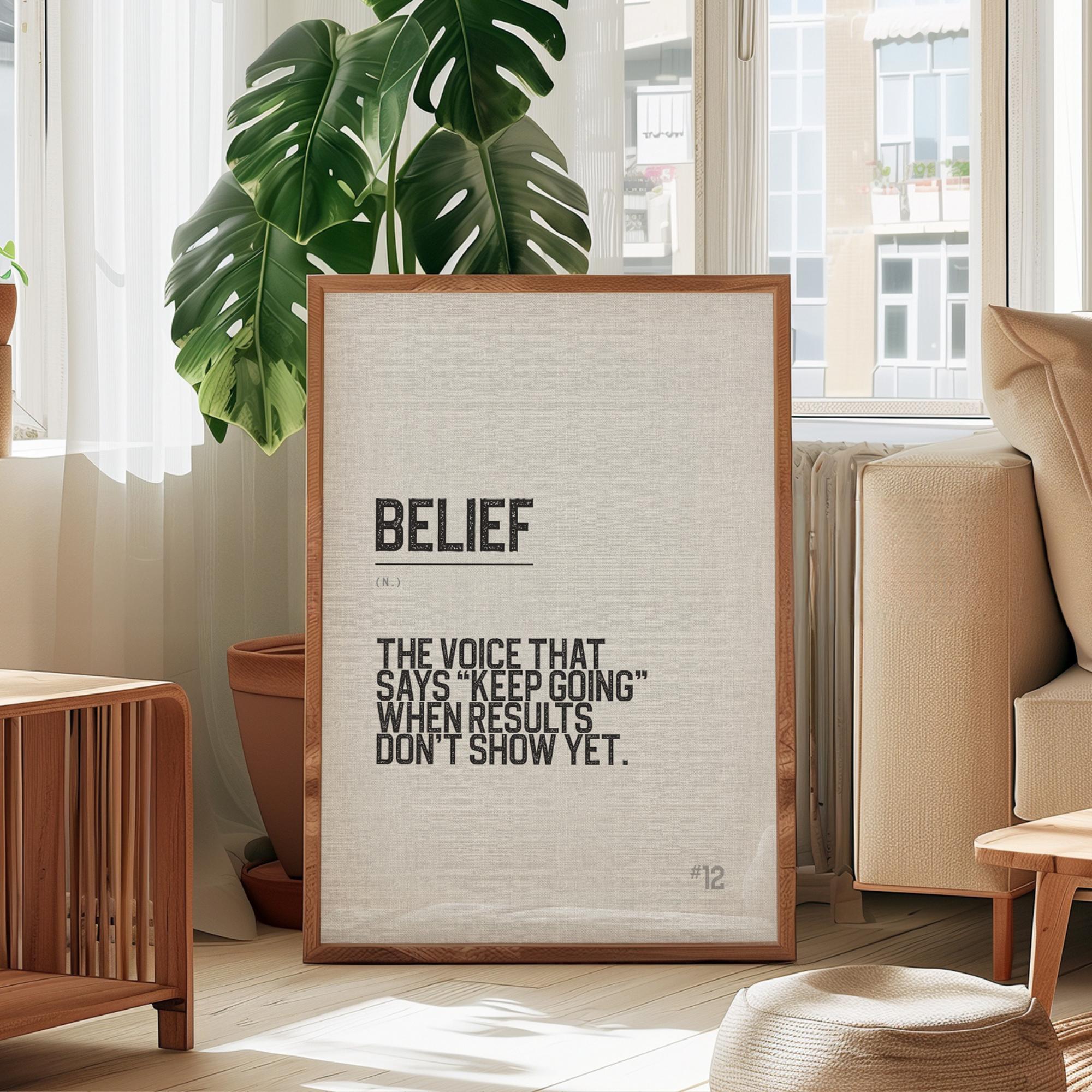 Athlete Mindset Wall Art Set Sports Definition Prints Motivational ...