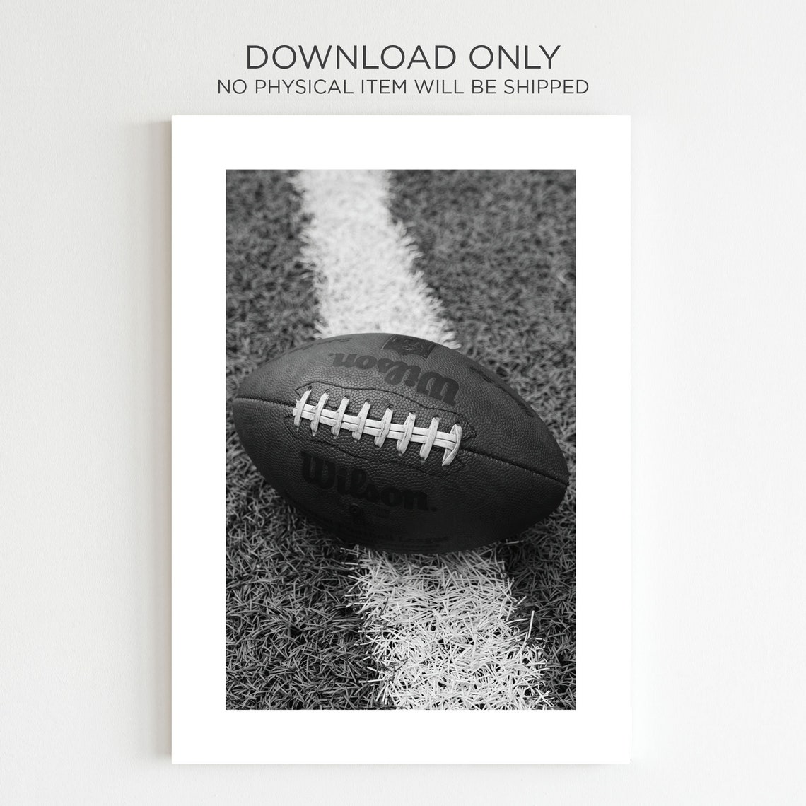 NFL Football Print Set of 3 Football Printable Art Football - Etsy