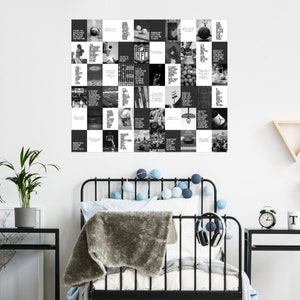 Sports Wall Collage Art for Teen Dorm Room Football Basketball Baseball ...