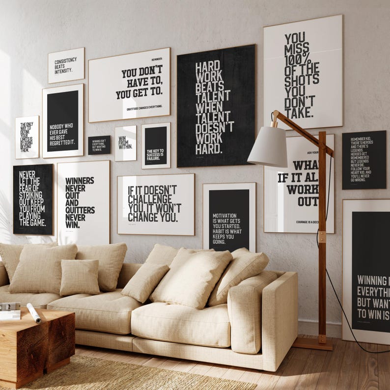 50 Motivational Sport Prints for Athletes Inspirational Wall Art for ...