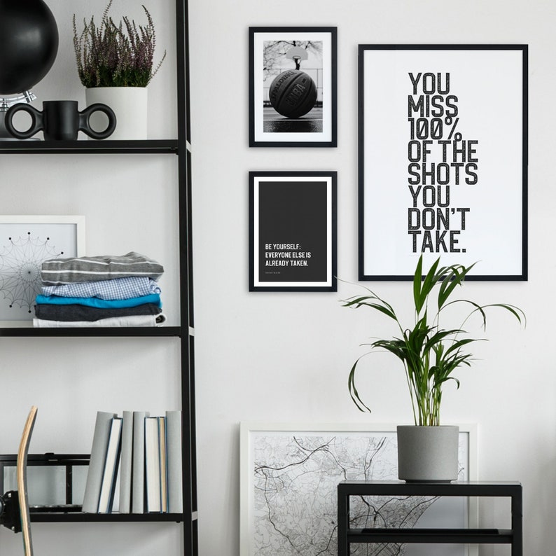 Basketball Print Set of 3 for Boys NBA Basketball Printable - Etsy