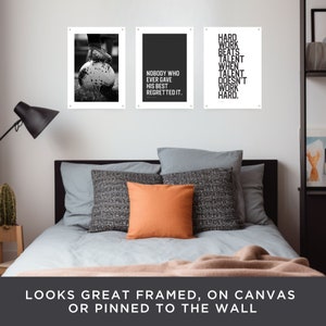 Set of 3 Soccer Prints With Famous Inspirational Sports Quotes in Black ...