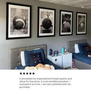 Navy Digital Poster Set Sport Quote Wall Art Famous Athlete Home Decor ...