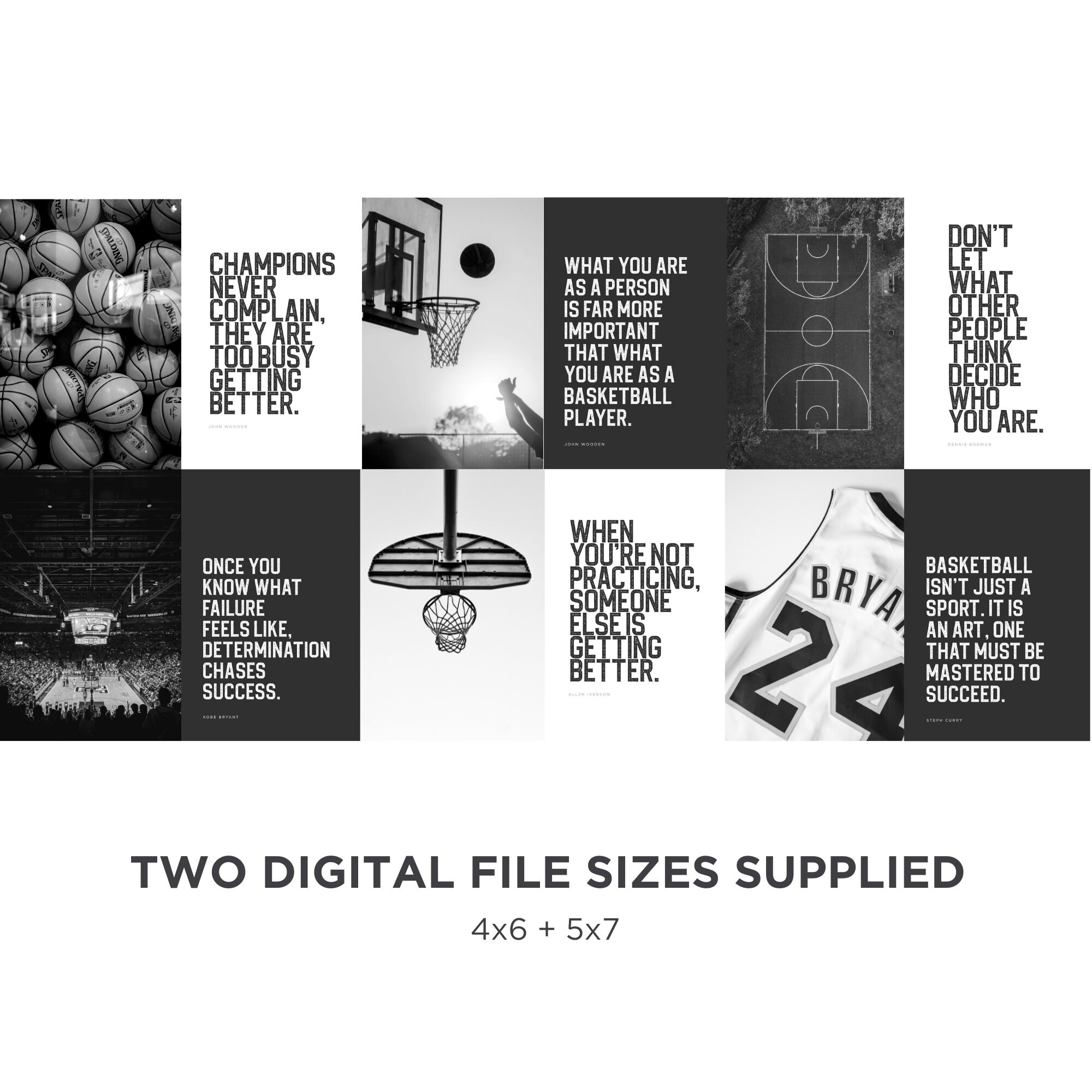 Basketball Wall Collage Art for Teen Dorm Room Football Sports - Etsy