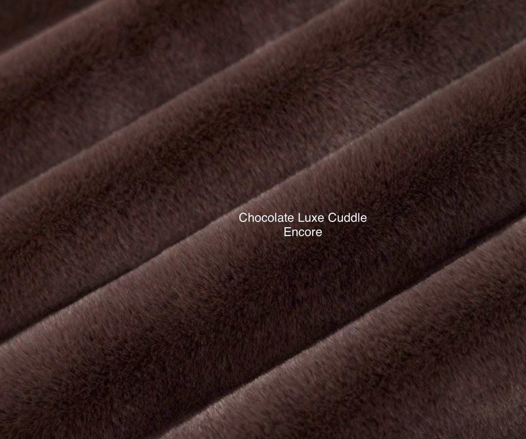 Chocolate Luxe Cuddle Encore by Shannon Fabrics - Etsy