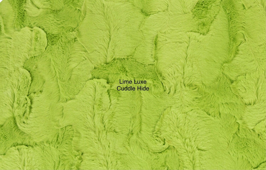 Lime Luxe Cuddle Hide by Shannon Fabrics - Etsy