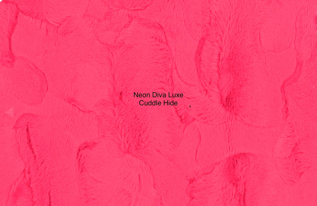 Neon Diva Luxe Cuddle Hide by Shannon Fabrics - Etsy