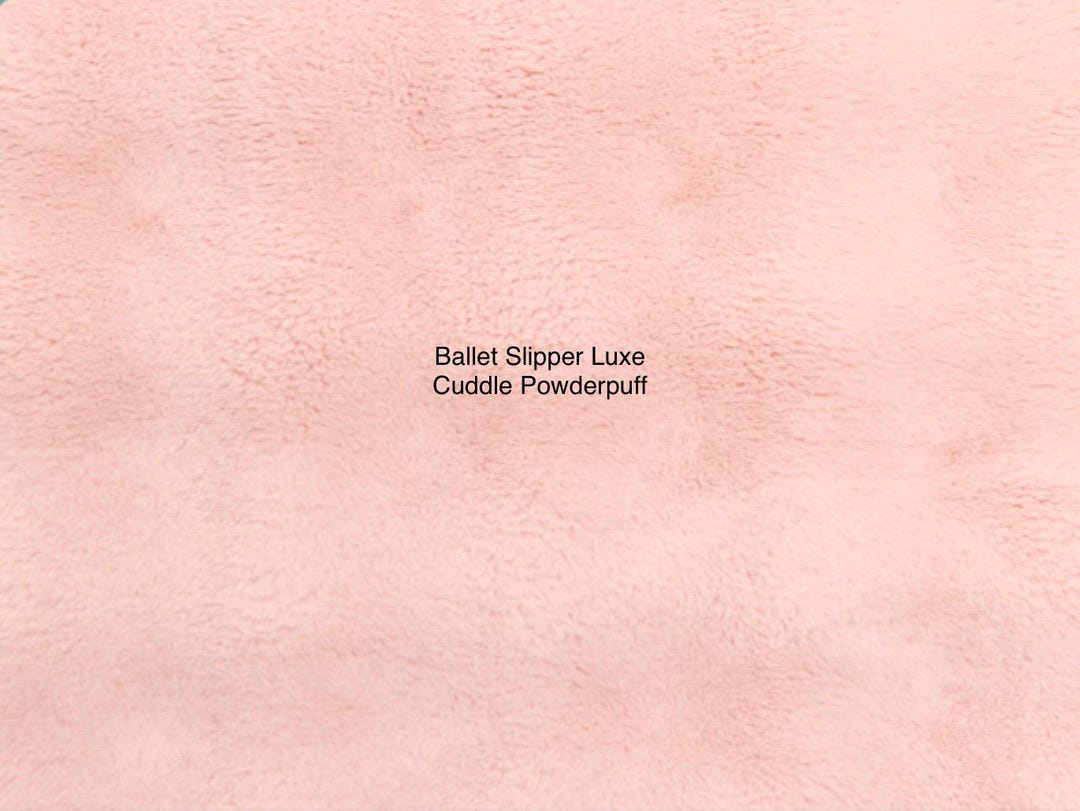 Ballet Slipper Luxe Cuddle Powderpuff Minky by Shannon Fabrics - Etsy