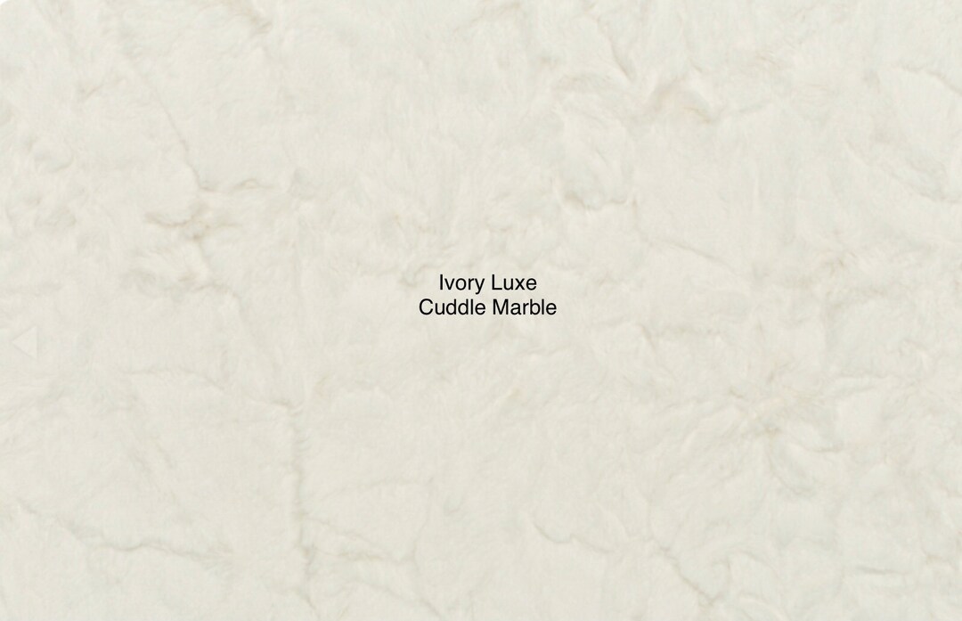 Ivory Luxe Cuddle Marble Minky From Shannon Fabric - Etsy