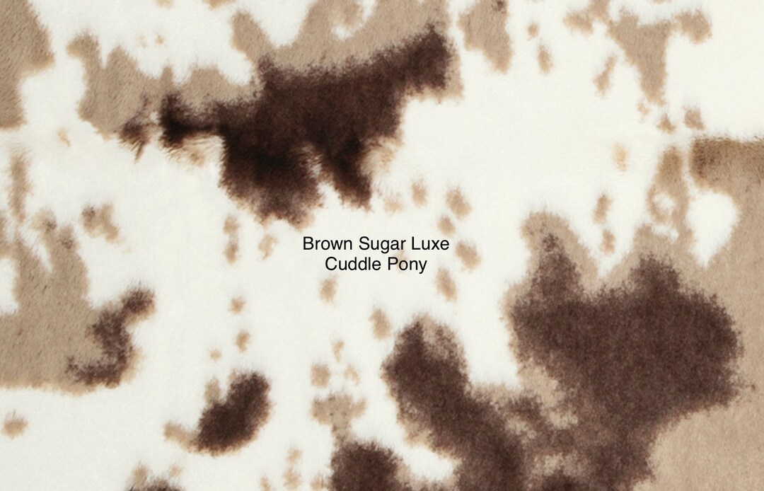 Brown Sugar Luxe Cuddle Pony Minky From Shannon Fabrics - Etsy