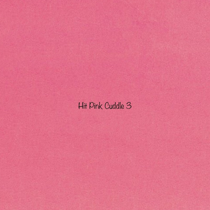 Hot Pink Solid Minky - Etsy