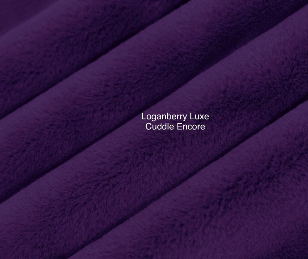 Loganberry Luxe Cuddle Encore by Shannon Fabrics - Etsy