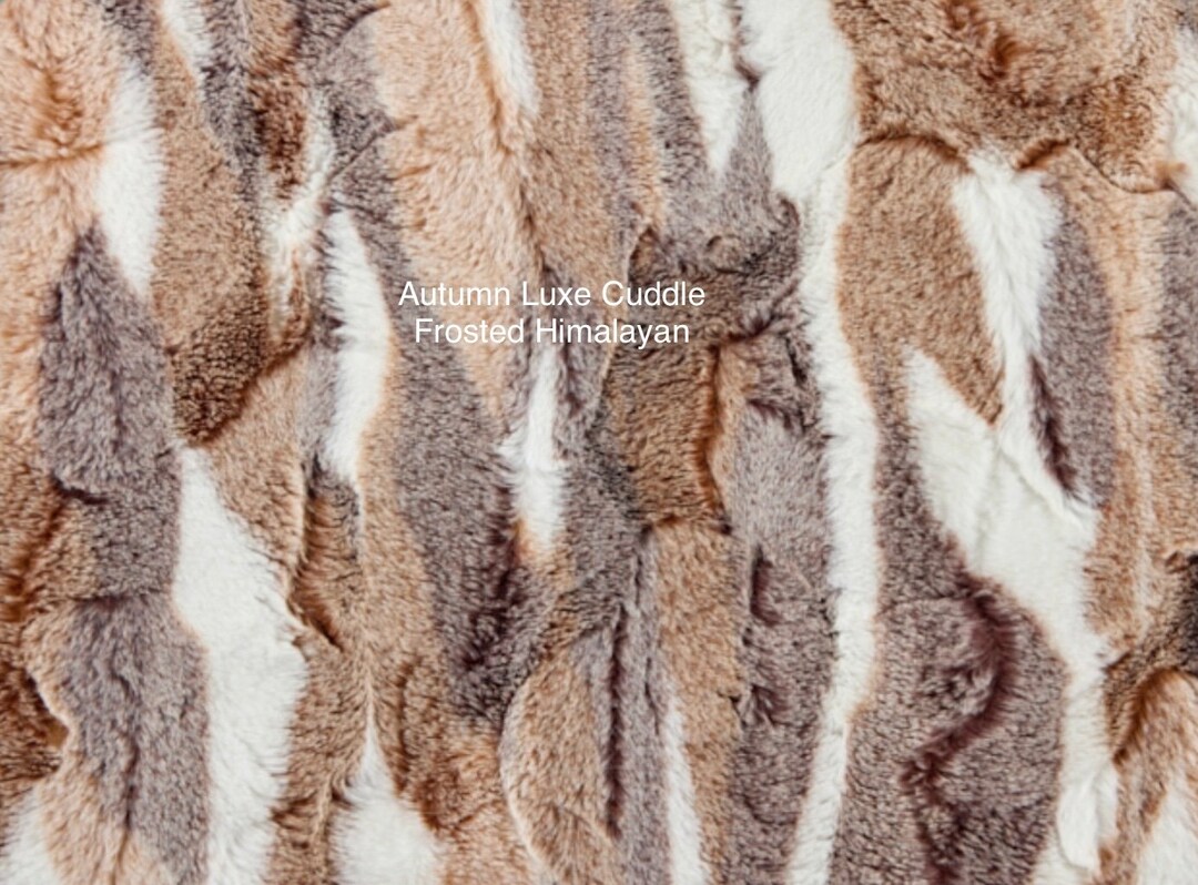 Autumn Luxe Cuddle Frosted Himalayan Minky From Shannon Fabrics - Etsy