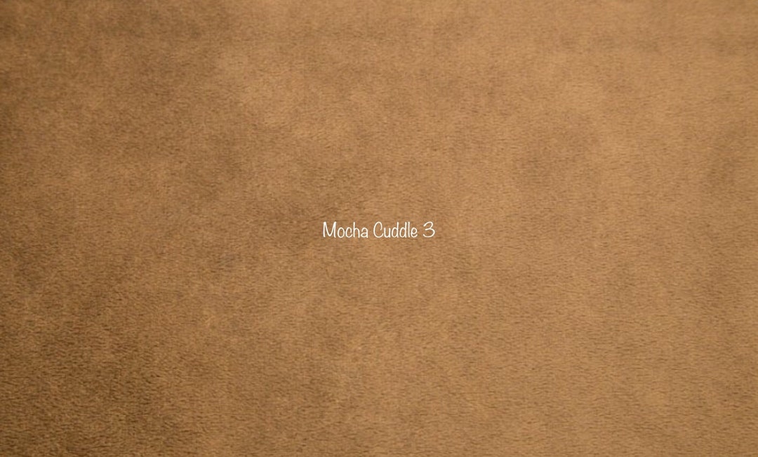 Mocha Solid Smooth Cuddle 3 Minky From Shannon Fabrics - Etsy