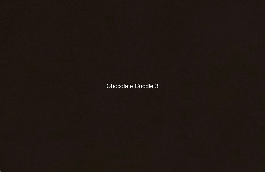 Chocolate Solid Smooth Cuddle 3 Minky From Shannon Fabrics - Etsy