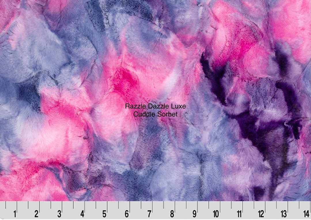 Razzle Dazzle Luxe Cuddle Sorbet Minky by Shannon Fabrics - Etsy