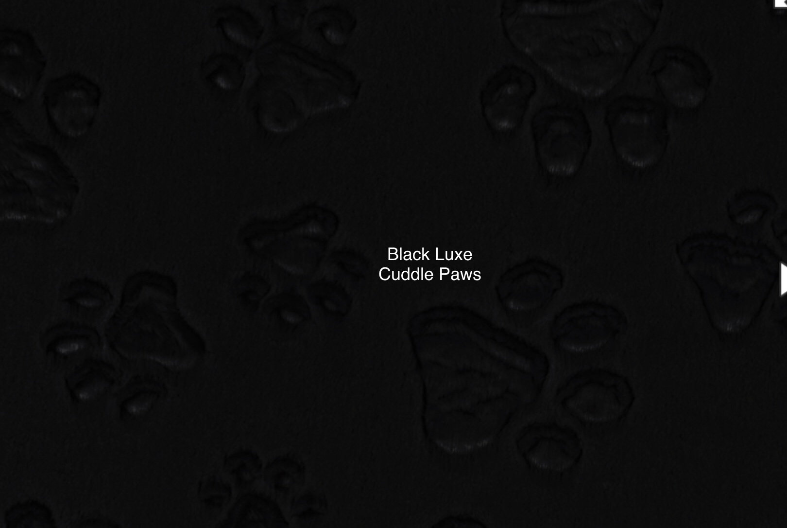 Embossed Paws - Black Luxe Cuddle Paws Minky From Shannon Fabrics - Etsy