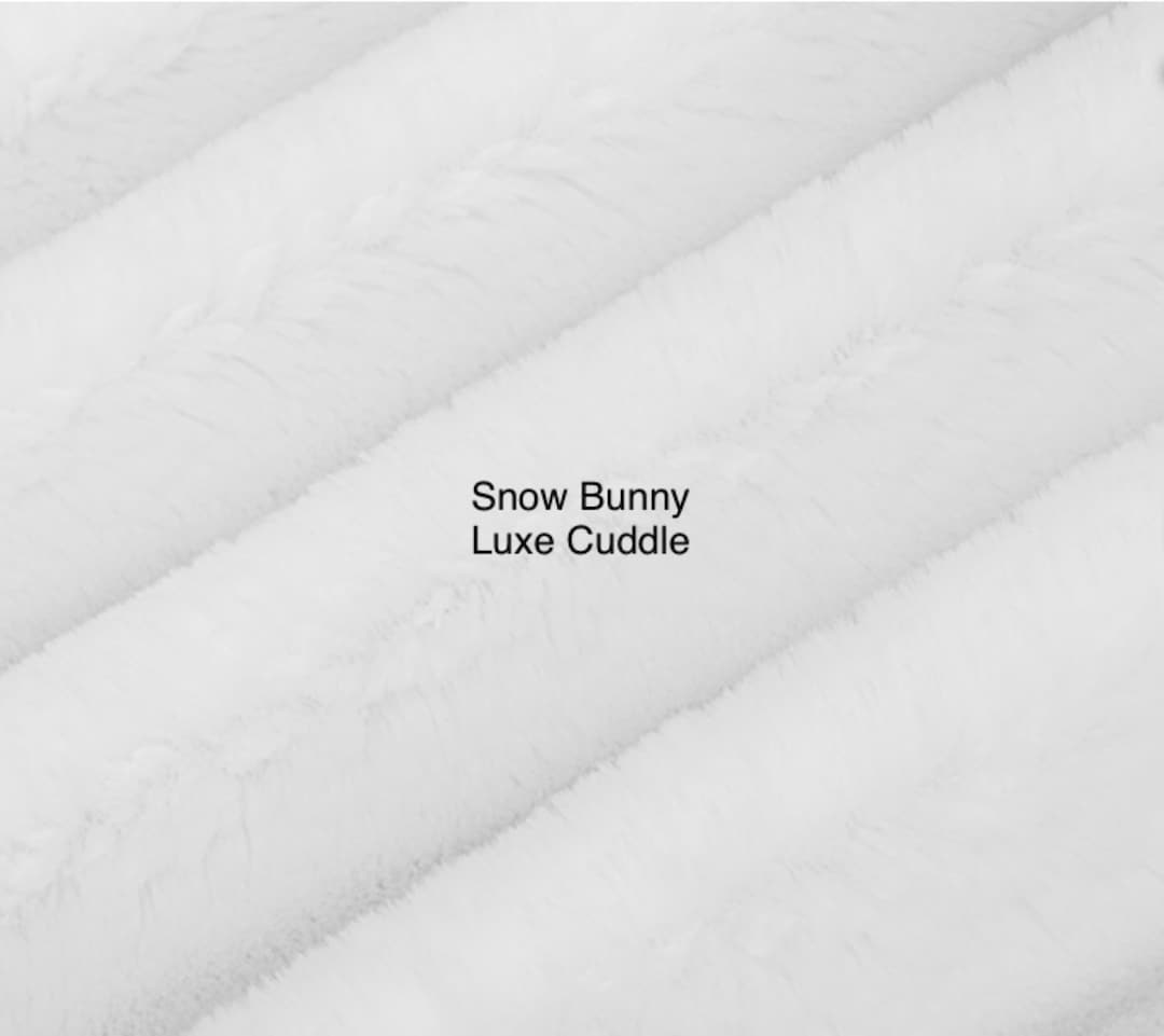 Snow Bunny Luxe Cuddle by Shannon Fabrics - Etsy