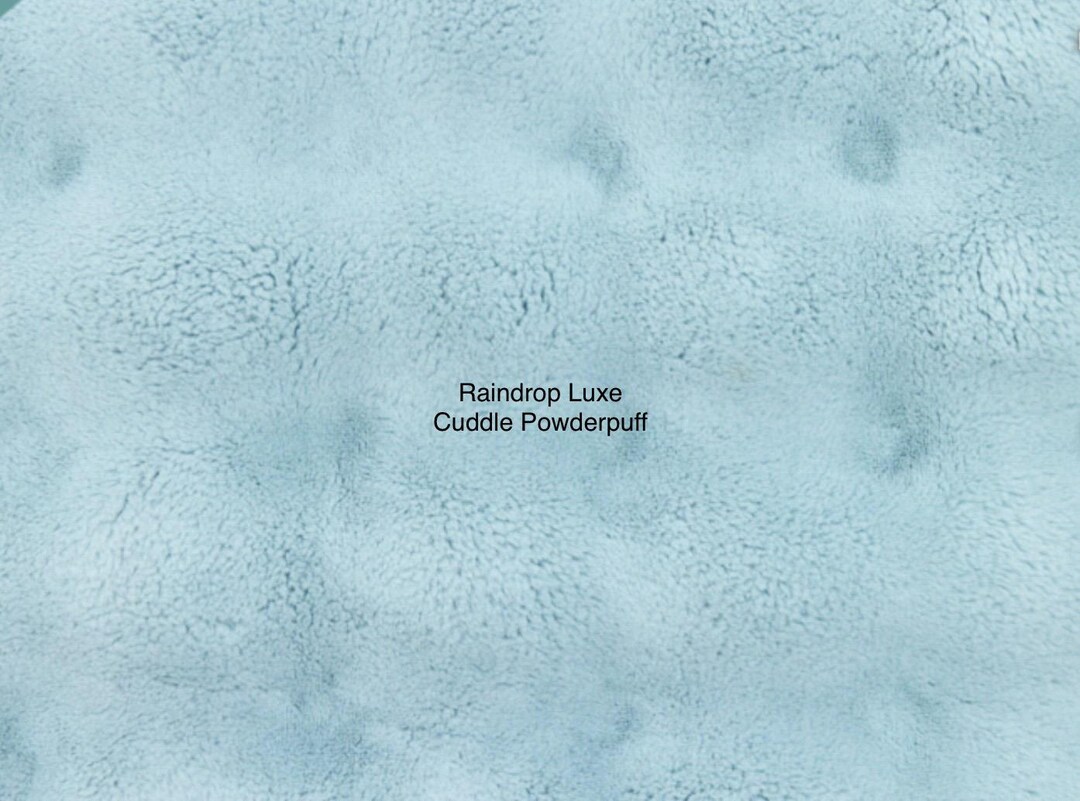 Raindrop Luxe Cuddle Powderpuff Minky by Shannon Fabrics - Etsy