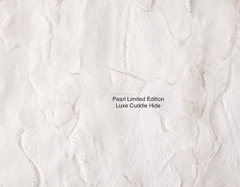Pearl Limited Edition Luxe Cuddle Hide Minky From Shannon Fabrics - Etsy