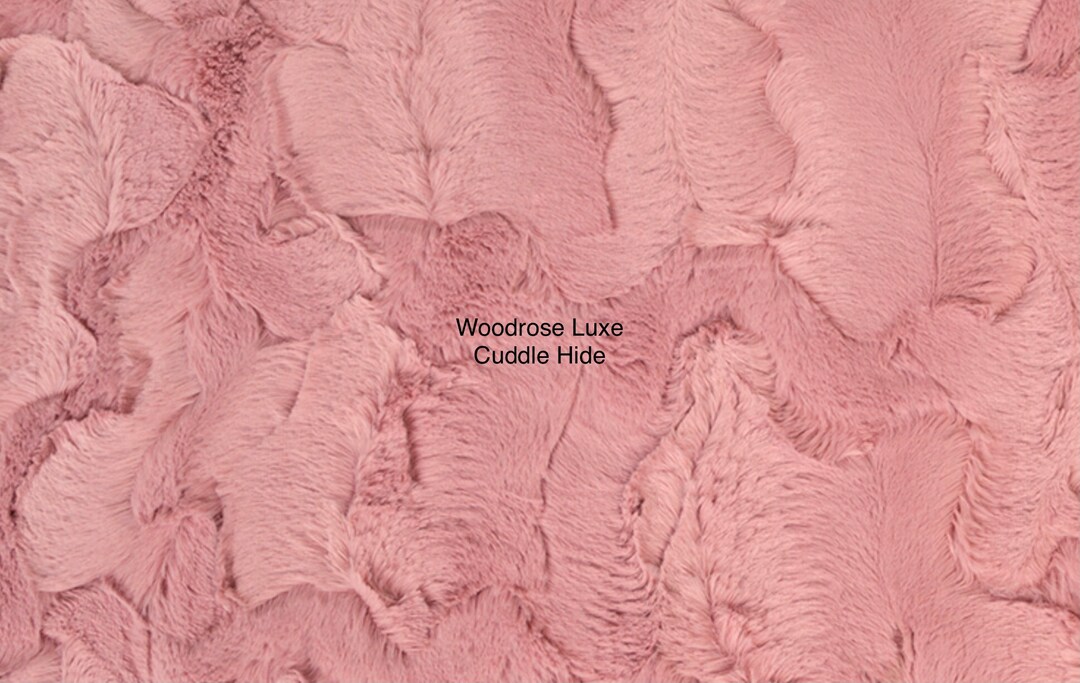 Woodrose Luxe Cuddle Hide Minky From Shannon Fabrics - Etsy