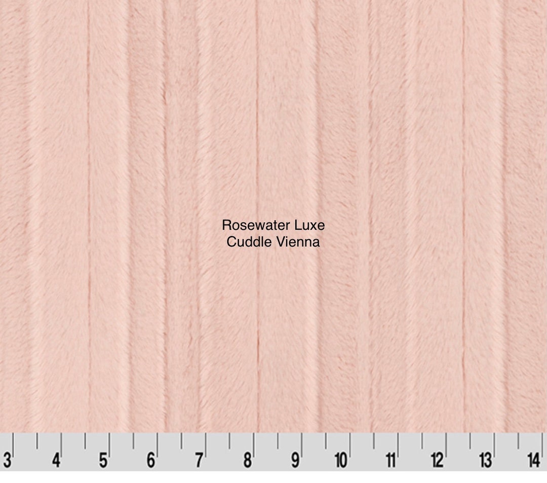 Shannon Fabrics Luxe Cuddle Vienna Rosewater Minky Fabric - Etsy
