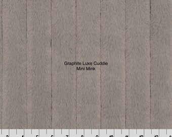 Graphite Luxe Cuddle Marble Minky From Shannon Fabrics - Etsy