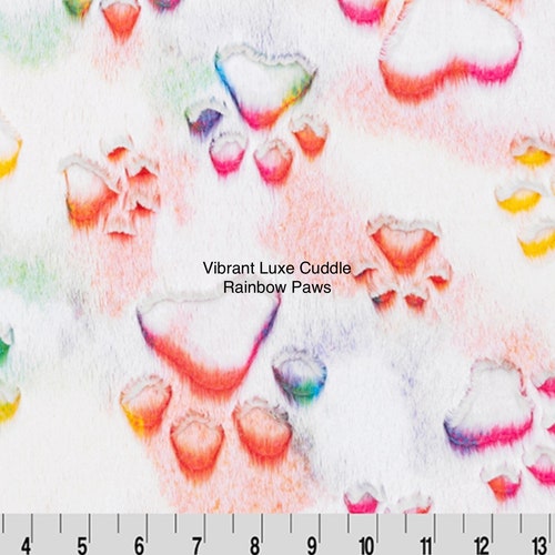Luxe Cuddle® Prism in Vibrant Rainbow Multi MINKY From Shannon - Etsy