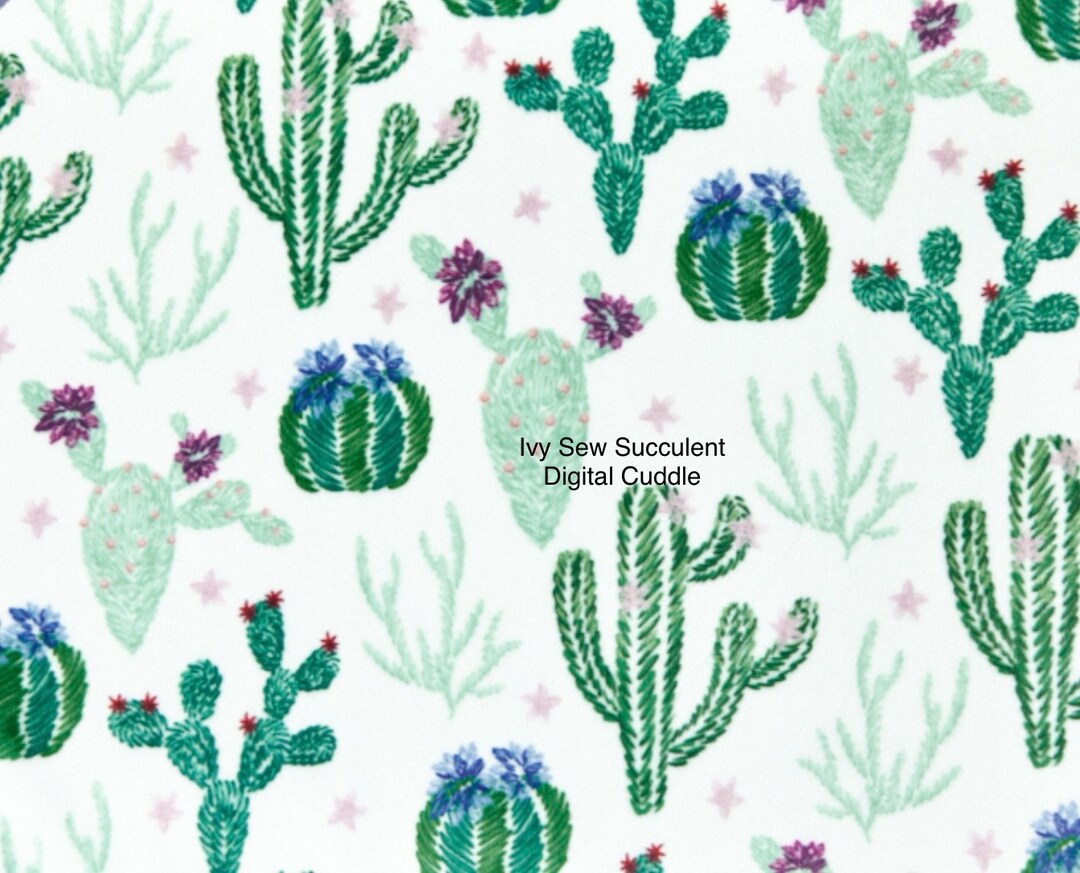 Sew Succulent Ivy Digital Cuddle by Shannon Fabrics - Etsy